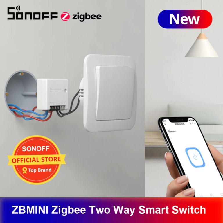 SONOFF ZBMINI Zigbee Two Way Smart Switch Turn traditional switch to ...